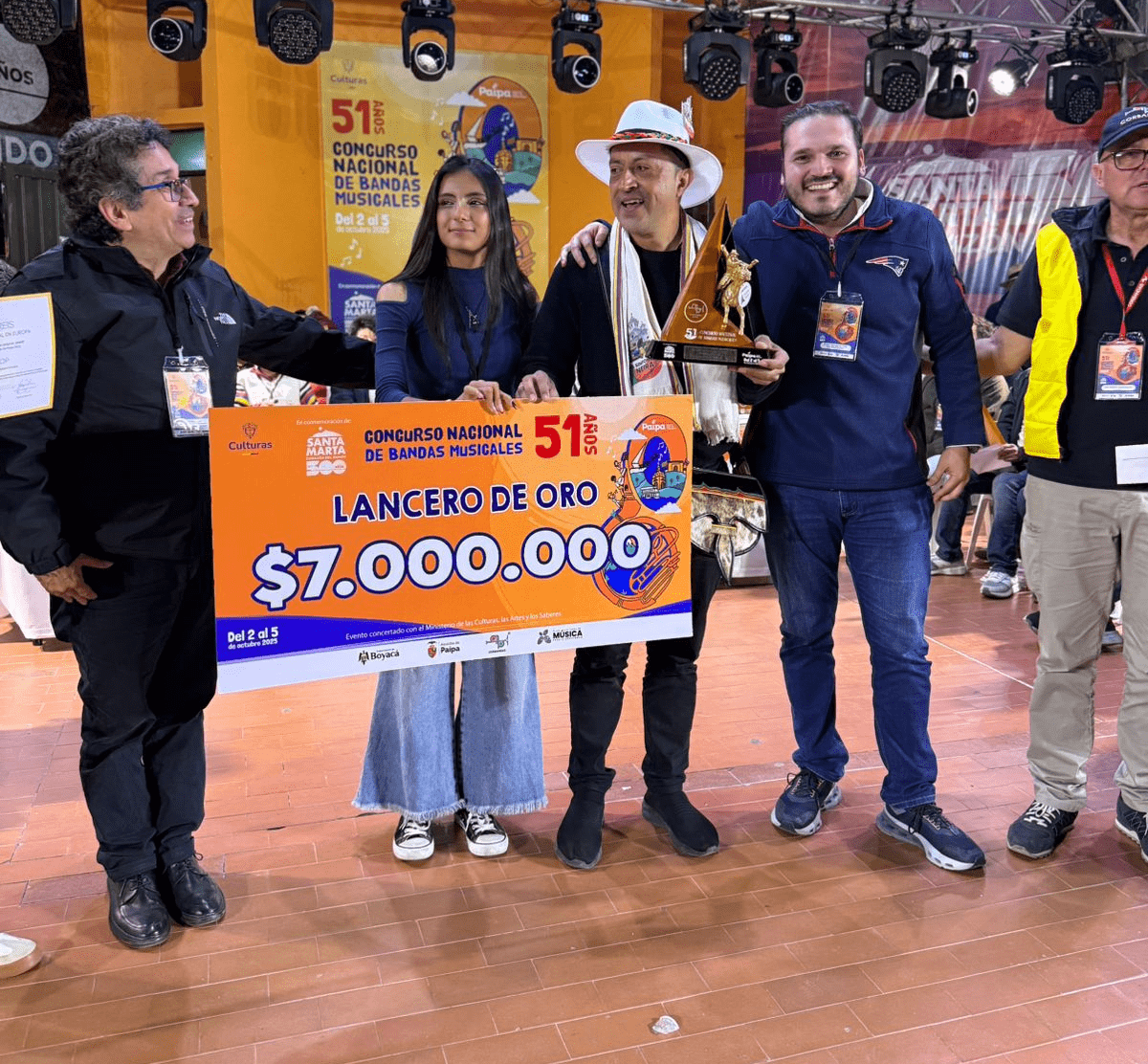 Neira celebra triunfo nacional de su Banda Juvenil en Paipa - La Veintitrés